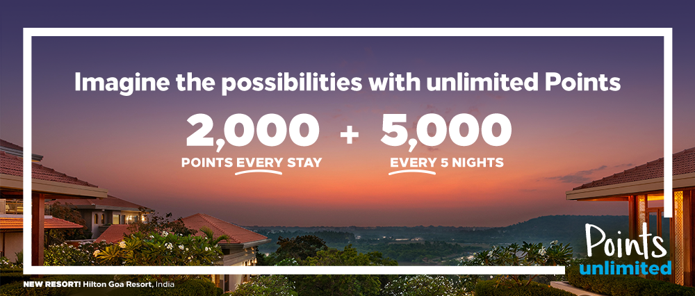 Neue Hilton Honors Promotion: 2000 Punkte pro Aufenthalt und 5000 je 5 ...